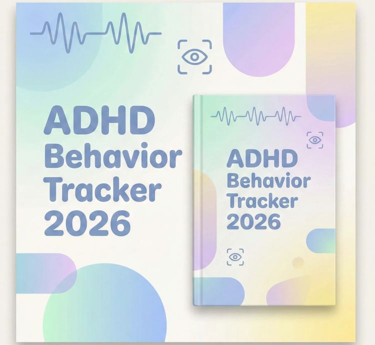 ADHD Behavior Tracker 2026 | Daily Symptom & Medication Log | Printable ...