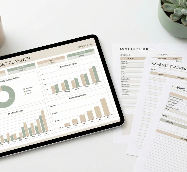 2026 Budget Planner Printable | Monthly Finance Planner PDF | US ...